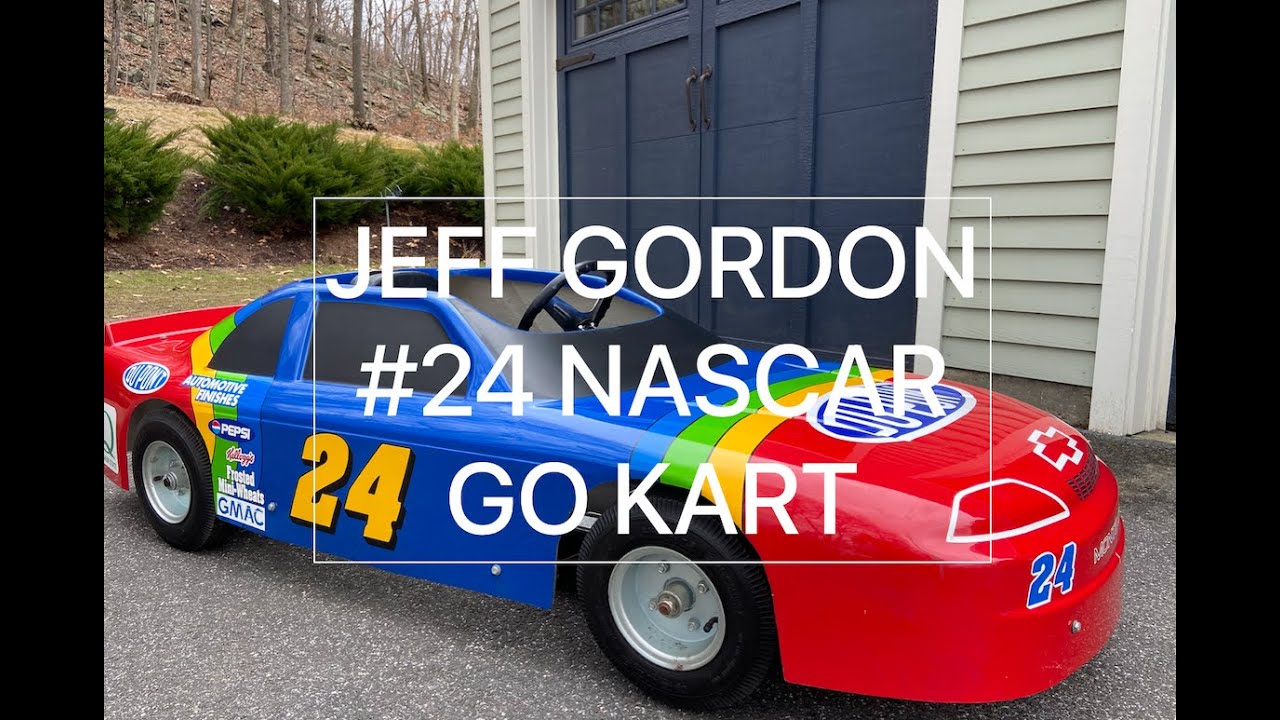 Jeff Gordon #24 NASCAR Go Kart on Bringatrailer! - YouTube
