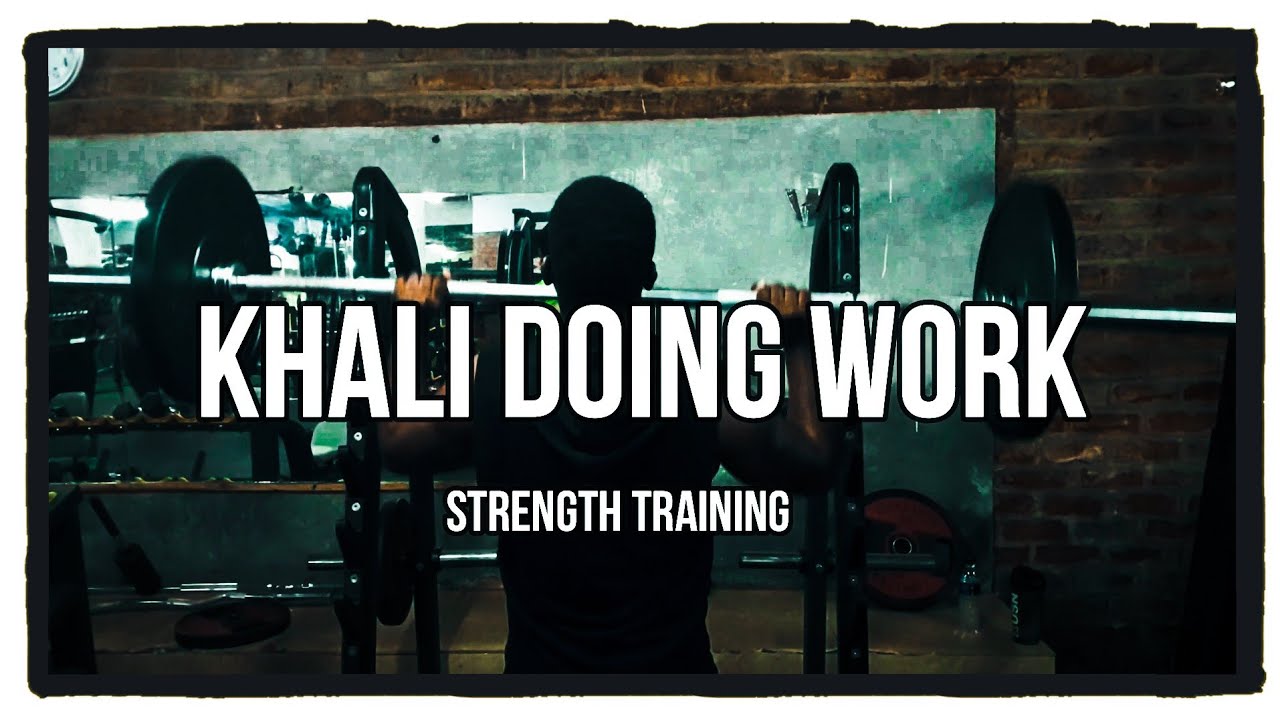 KHALI DOING WORK-SHOULDER WORKOUT🏋️ - YouTube