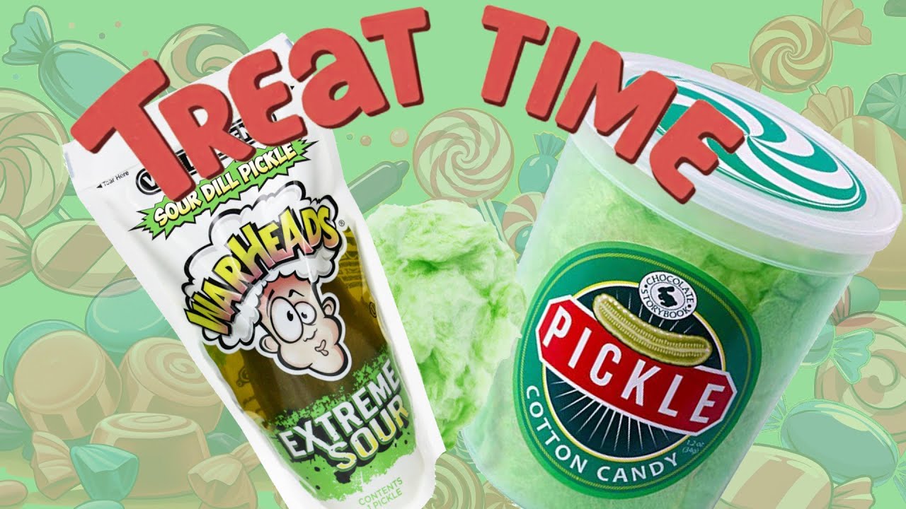 Clip - St. Patrick's Day green treats! Are these pickle flavored treats ...