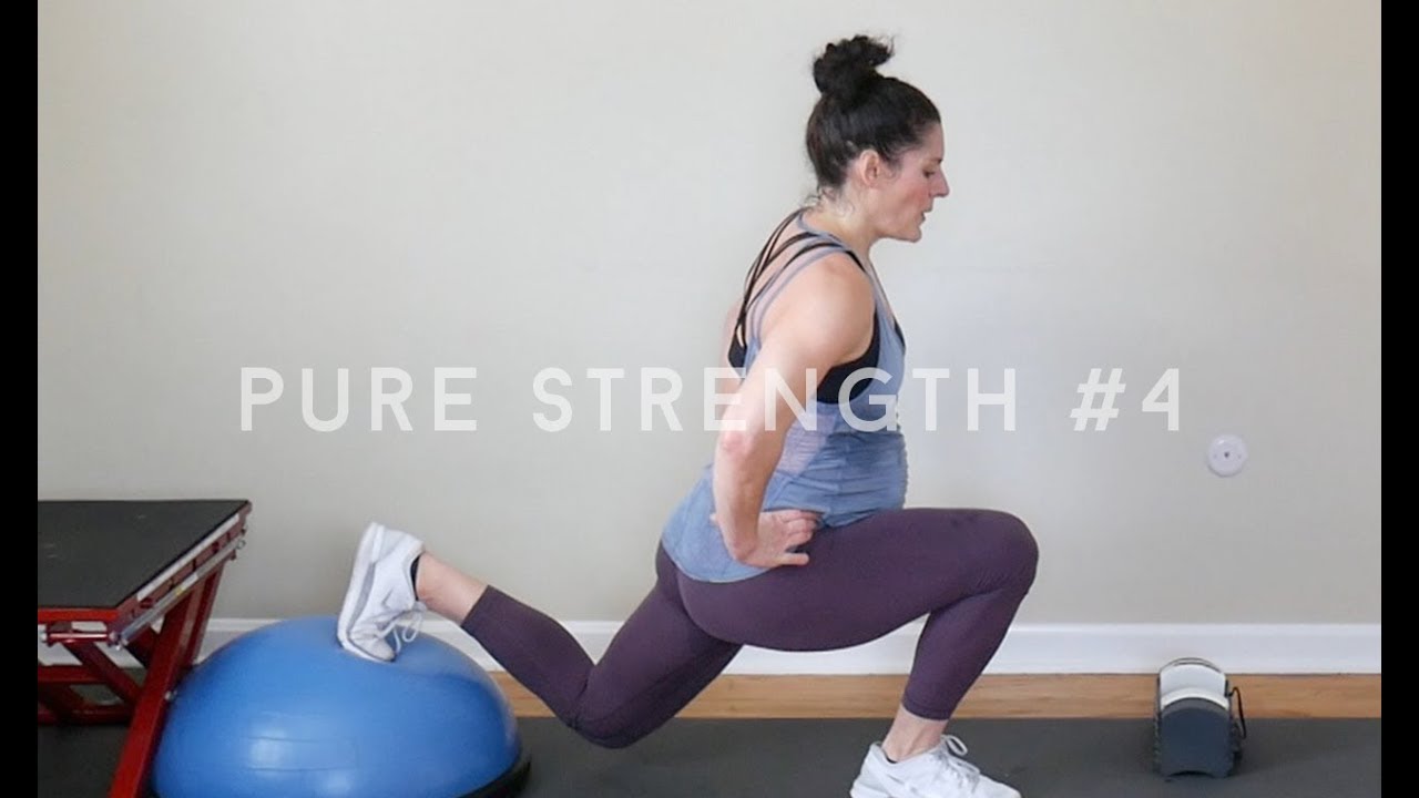 PURE Strength Workout #4: Complete Legs by Jamie B - YouTube