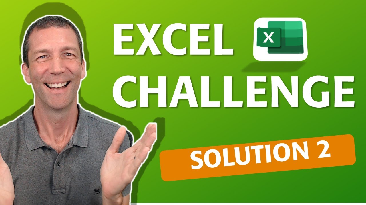 Excel Dynamic Arrays Excel Challenge Solution Youtube