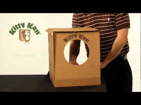 Kitty Kan® with Litter- Disposable Enclosed Litter Box - YouTube