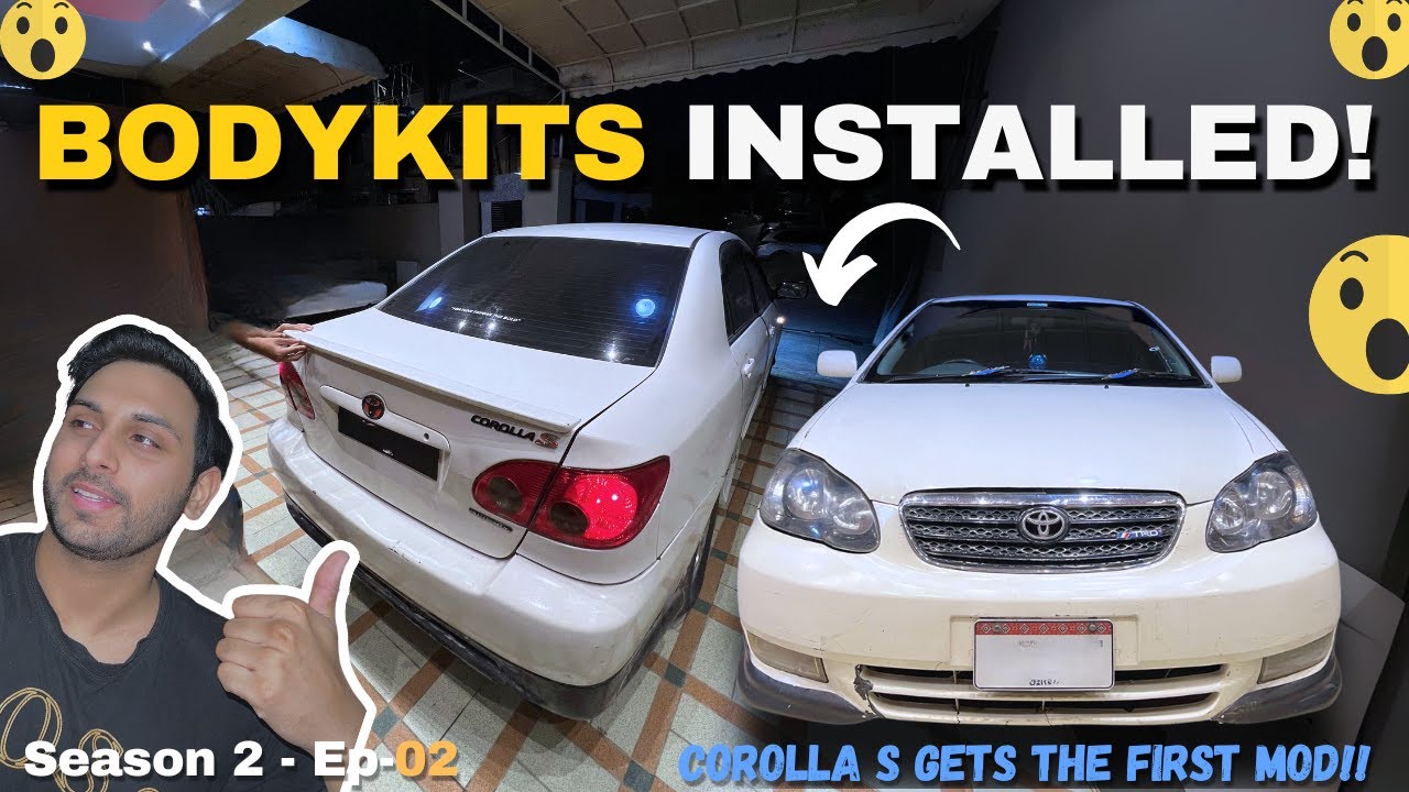 Corolla S 9th Gen gets new Body kits — Looking Fire🔥 ft. Channel Update ...