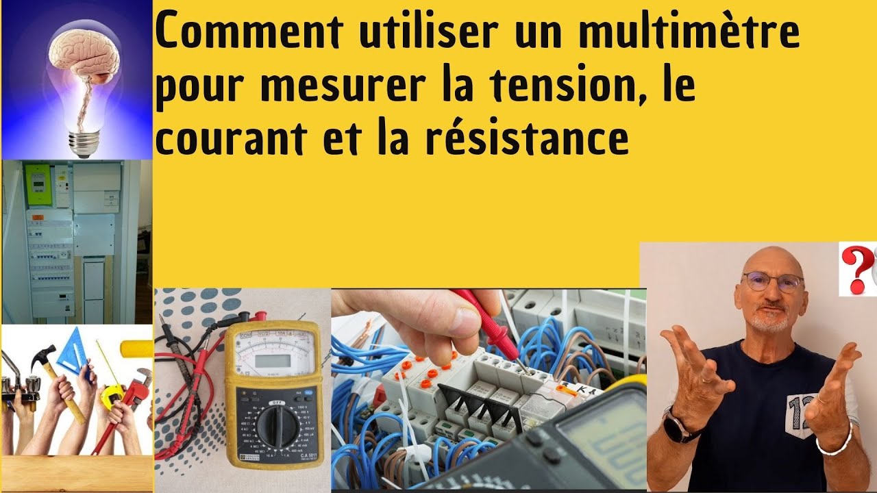 Comment utiliser un multimètre :tuto astuces - YouTube