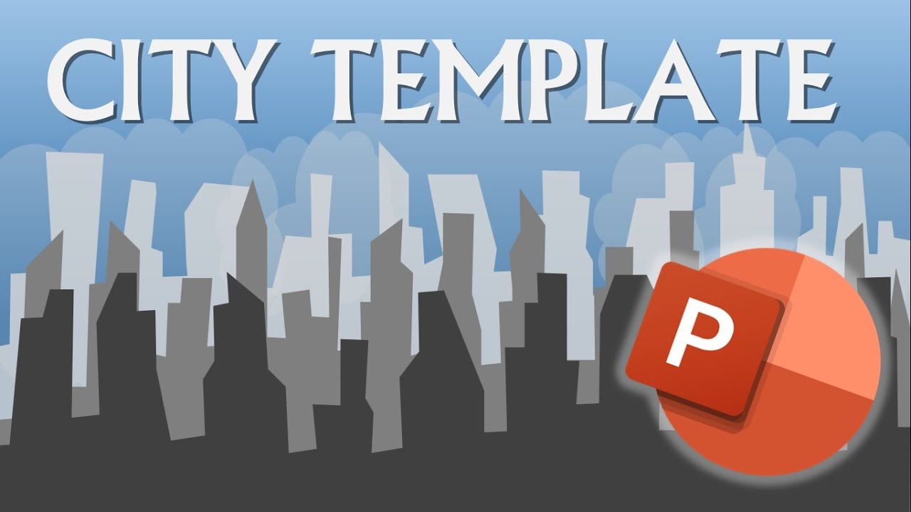 How to Design City Template on PowerPoint (VERY EASY) # ...