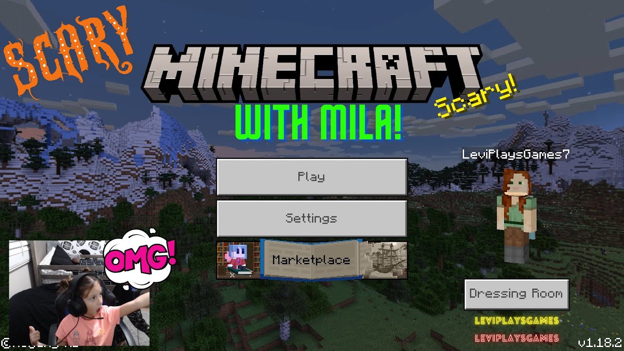 SCARY Minecraft with Mila! - YouTube