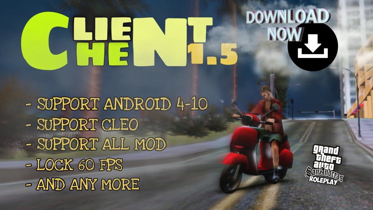 SHARE CLIENT CHEN v1.5 SUPPORT CLEO || GTA SAMP ANDROID INDONESIA - YouTube