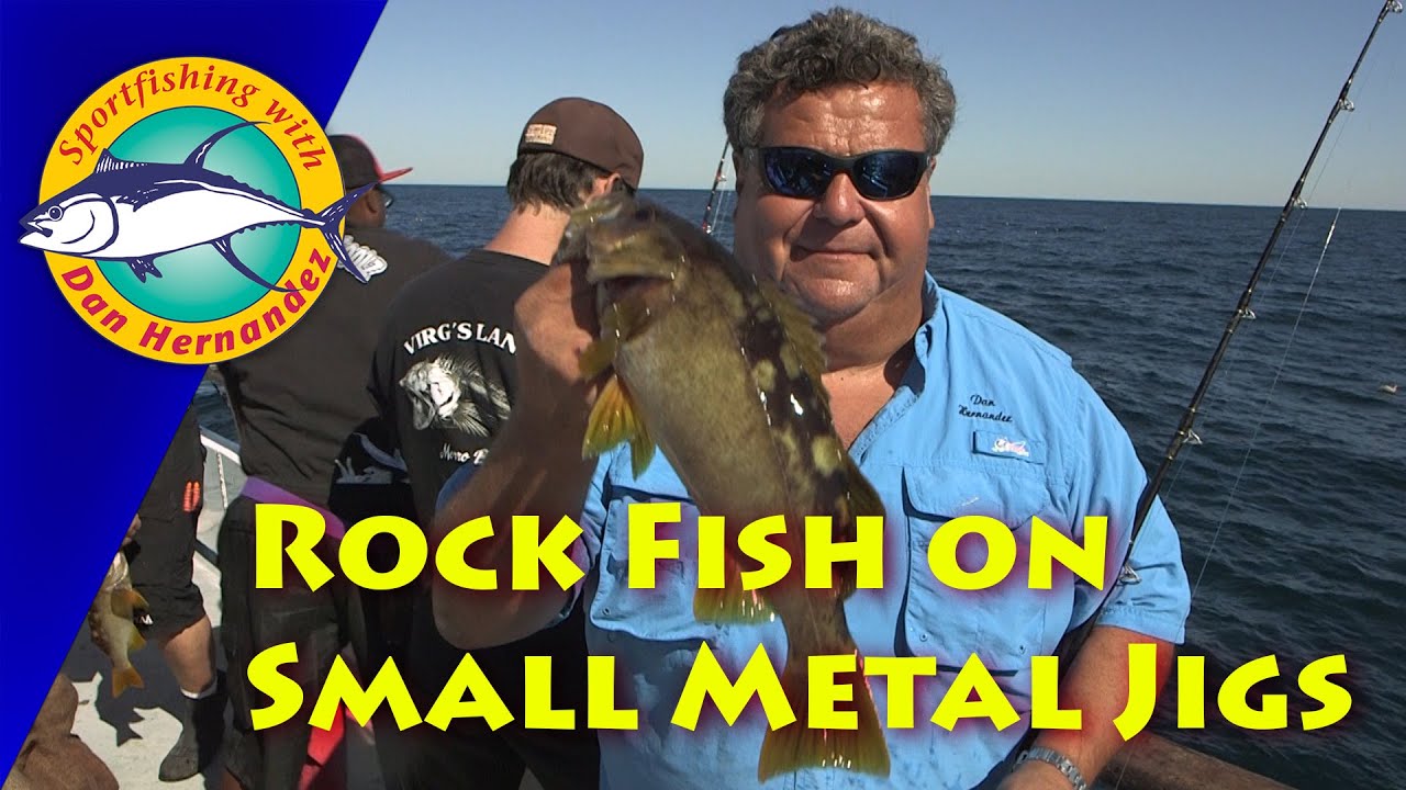 Rockfish Fishing Using Small Magic Metal Jig | Sport Fishing With Dan ...