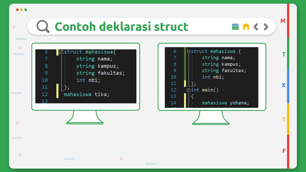 "STRUCT PADA BAHASA PEMROGAMAN C++" - YouTube