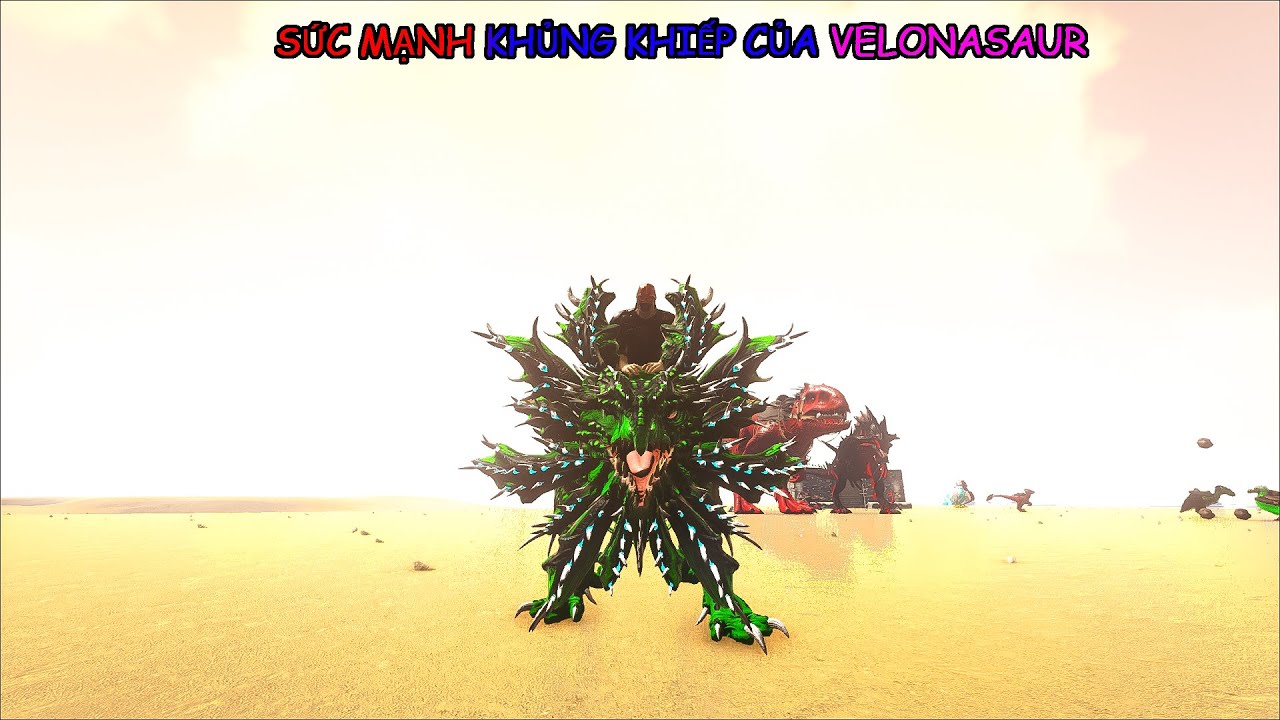 ARK MOD GAIA - SỨC MẠNH KHỦNG KHIẾP CỦA VELONASAUR #13 - YouTube