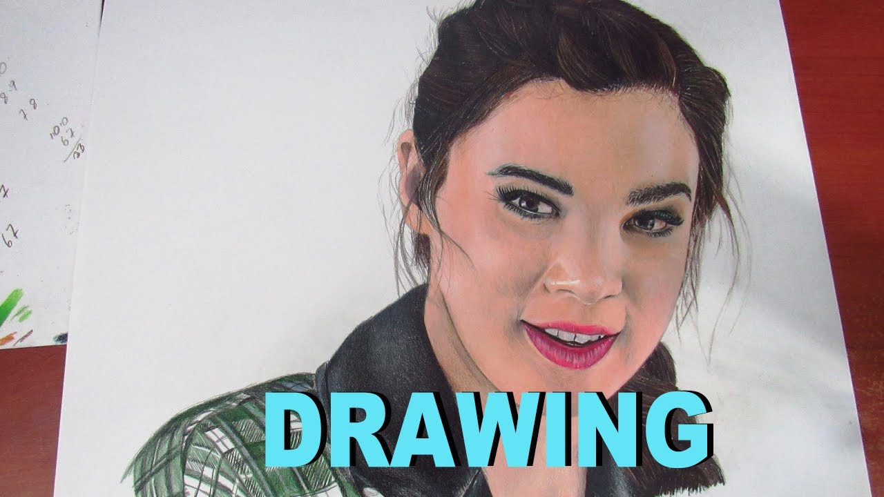 Drawing Hailee Stainfeld - YouTube