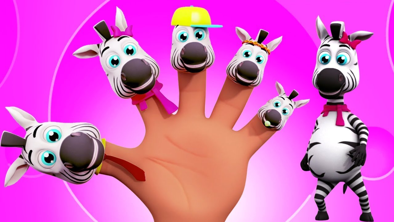 zebra dito famiglia | dito famiglia in italiano | rime per bambini ...