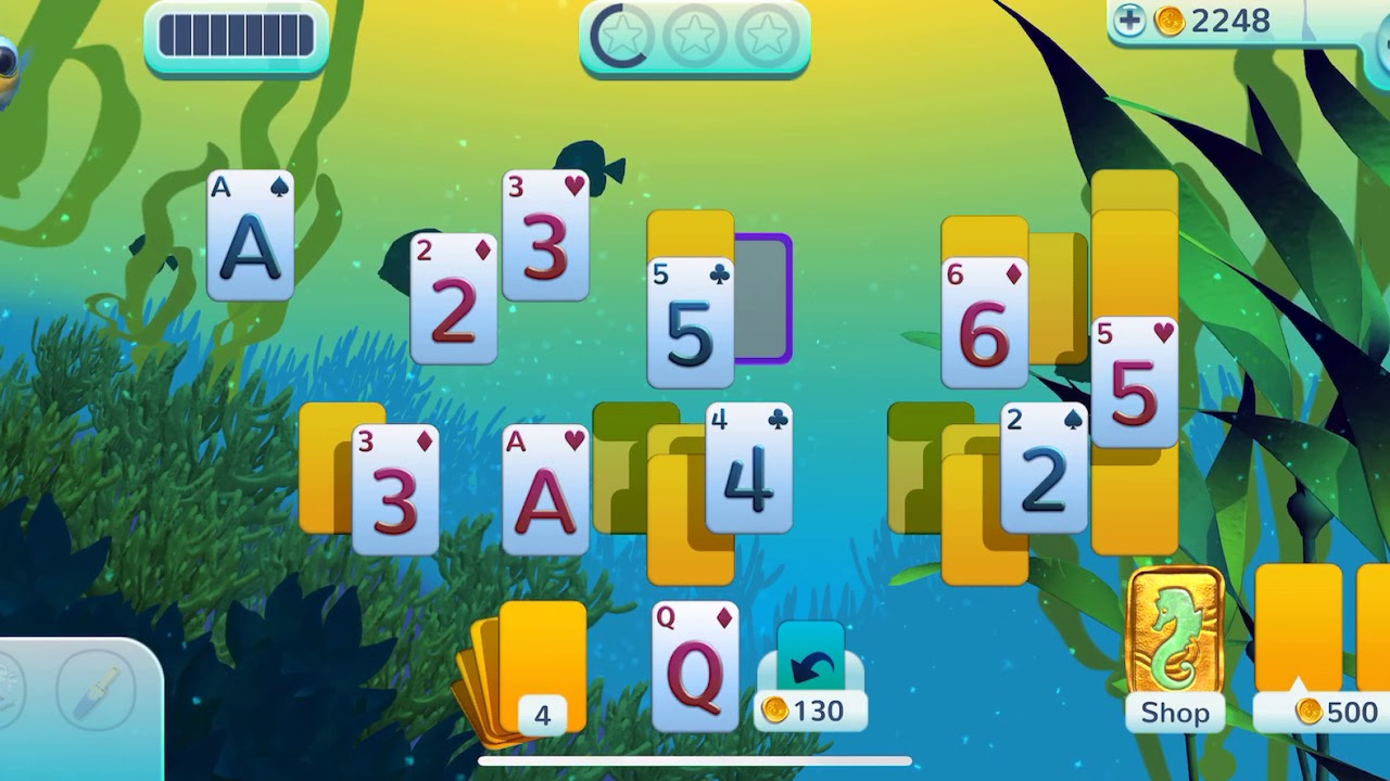 Deep Sea Solitaire Dive 22 - YouTube