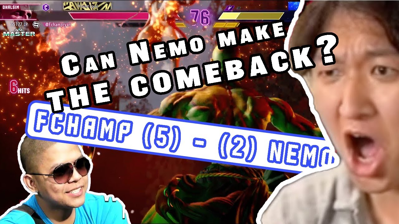 [~SF6] Nemo (JP) vs FChamp (Dhalsim) FIRST TO 10 GAMES [FT10] - YouTube