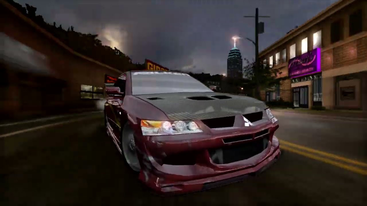 Mitsubishi EVO Street Racing | Midnight Club 3: DUB Edition - YouTube
