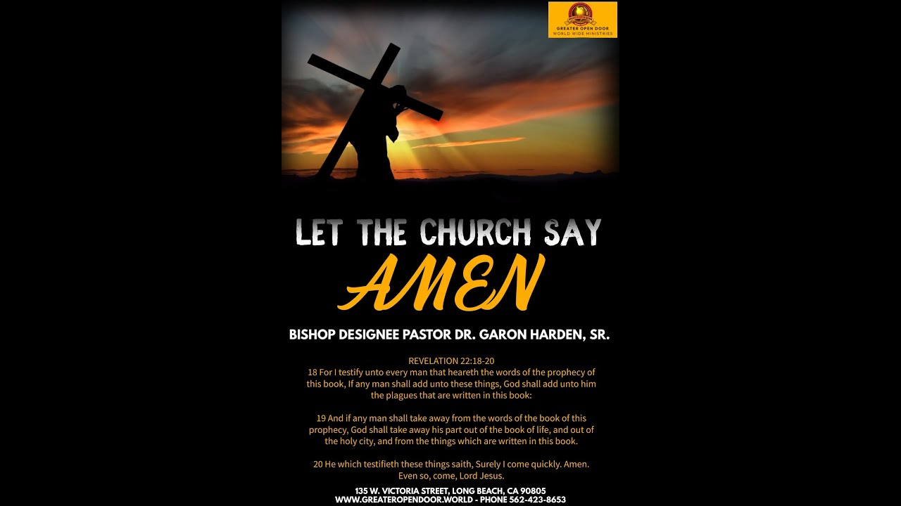 Greater Open Door Sunday Morning Worship Service 10:00 AM 8/6/23 - YouTube