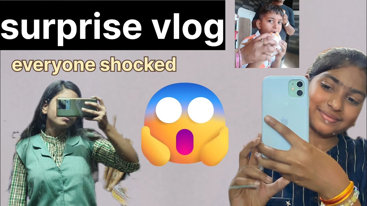Surprise vlog/everyone shocked #viralvideo #video #vlog #trending # ...