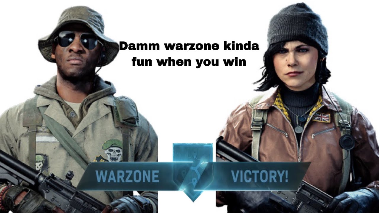 Warzone but I finally win (WZ Highlights 1#) - YouTube