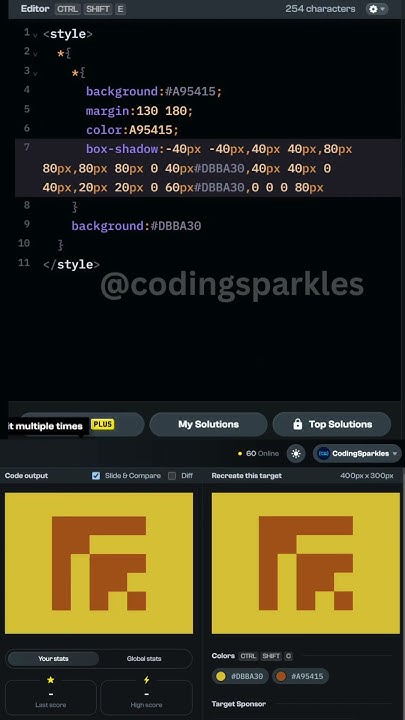 CSS Battle Daily Targets - 25th May, 2024 #html #css #coding - YouTube
