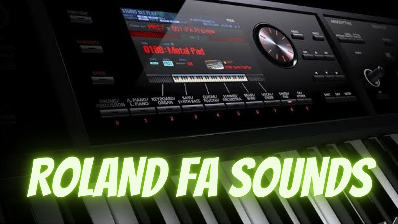 Roland FA SOUNDS - PRINCIPAIS TIMBRES - YouTube