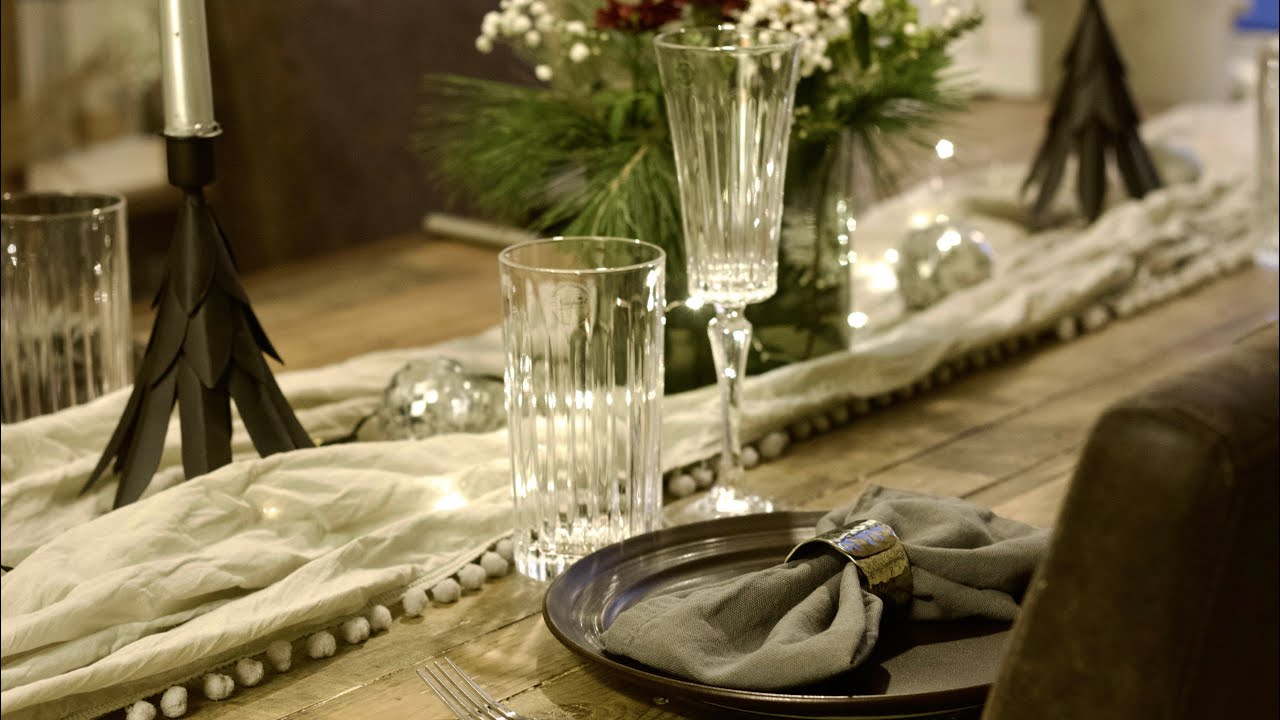 How to set a formal table setting | Tablescape ideas - YouTube