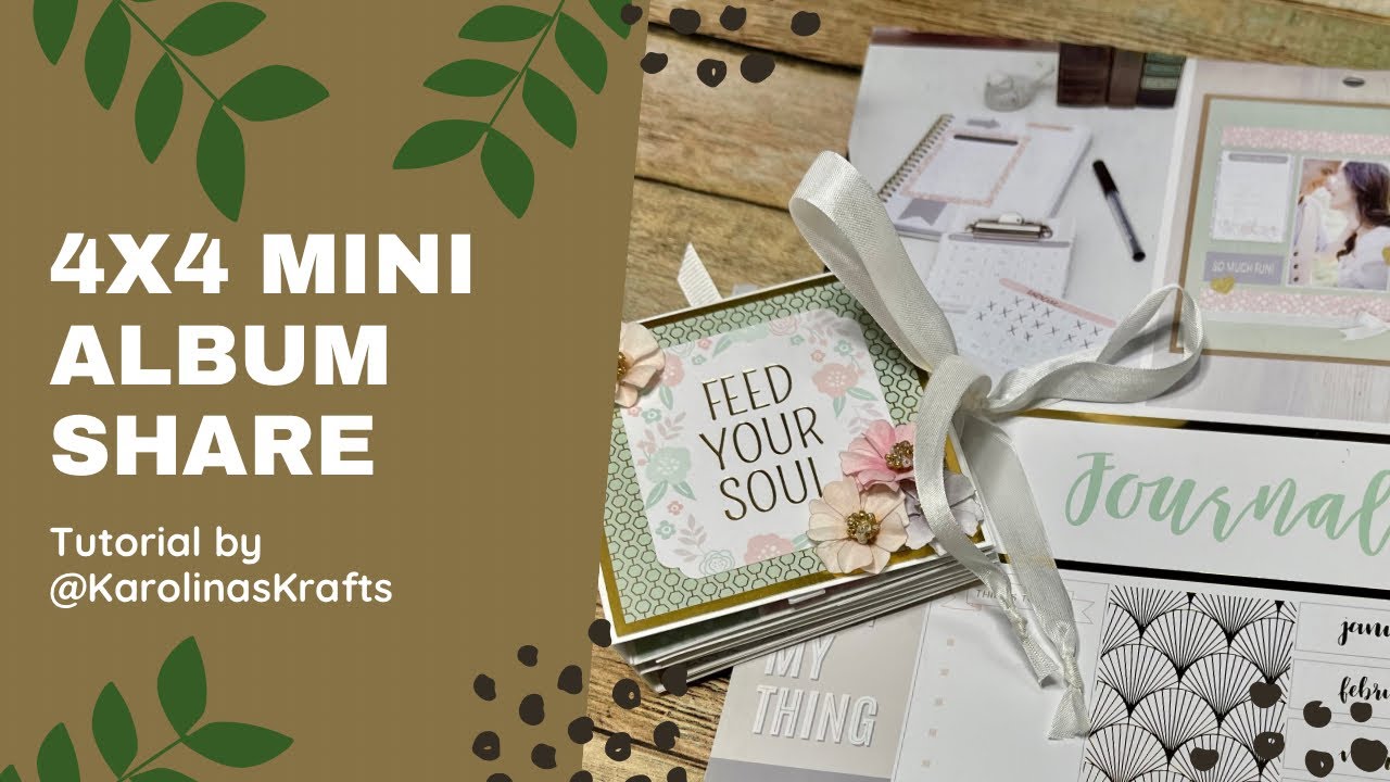 4x4 Mini Album Share using a tutorial by ⁠@KarolinasKrafts - YouTube