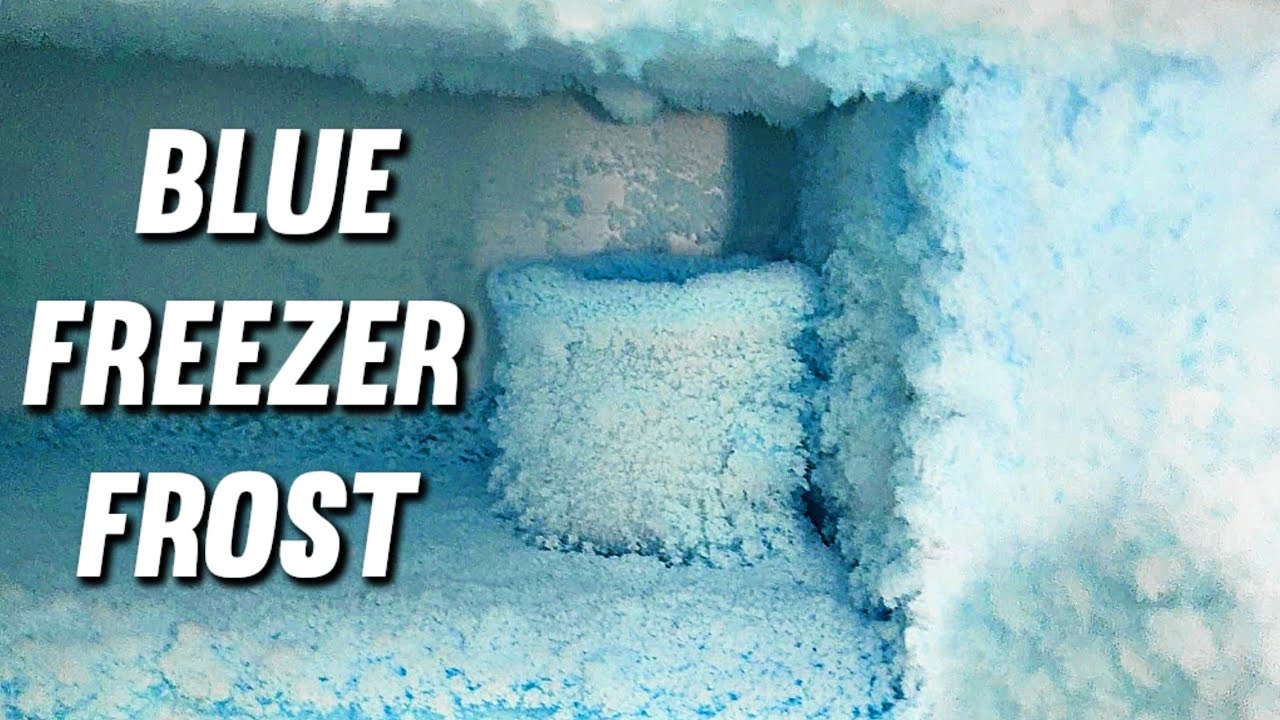 Blue Freezer Frost Scraping 💙 Humidifier Ice Chunks Eating ASMR - YouTube