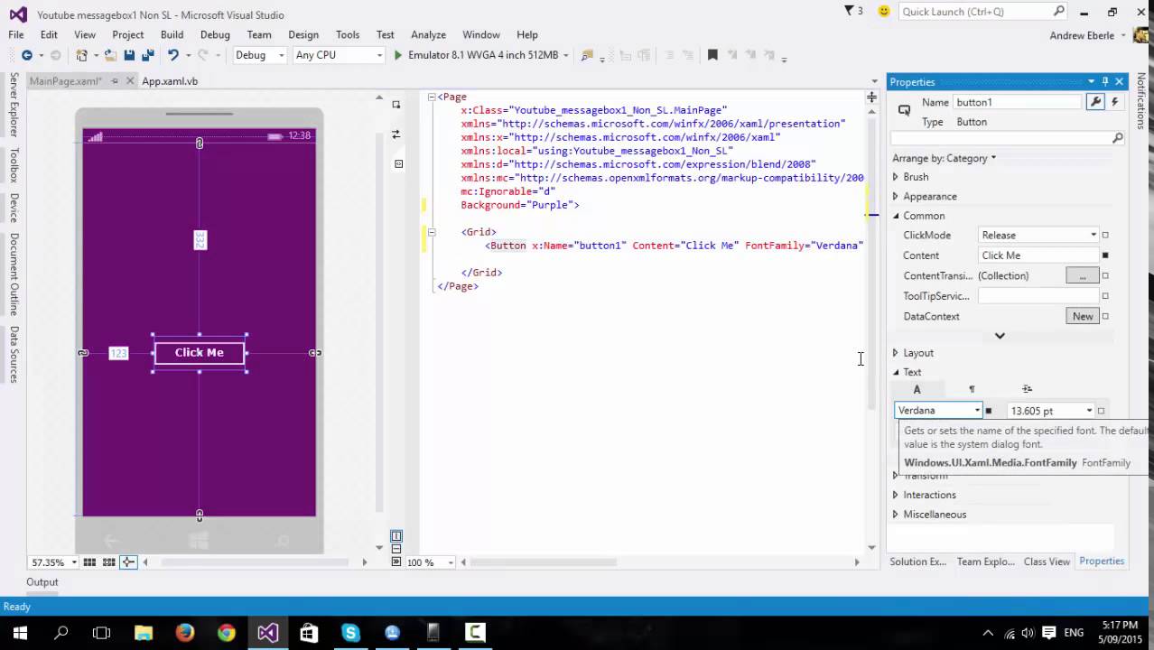 How to get a messagebox in VB - Windows Phone 8.1/10 NON Silverlight ...