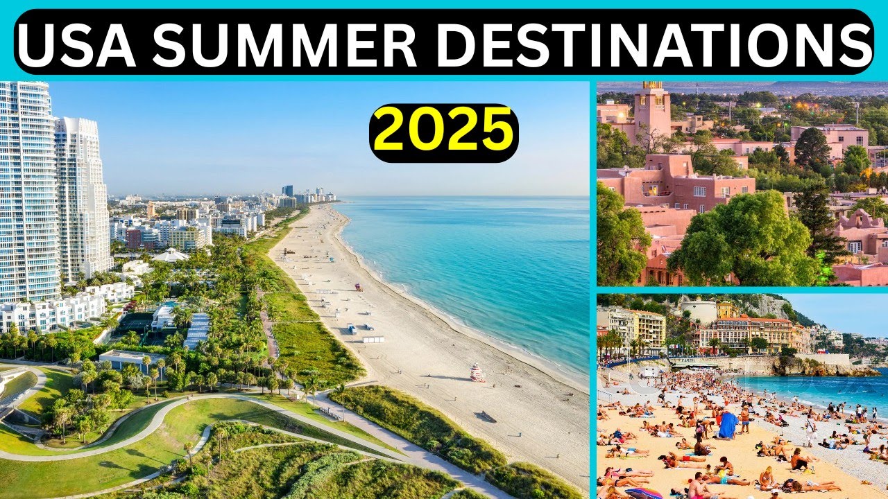 Top 15 Summer Destinations in USA You Must Visit in 2025! 🇺🇸☀️ Hidden ...