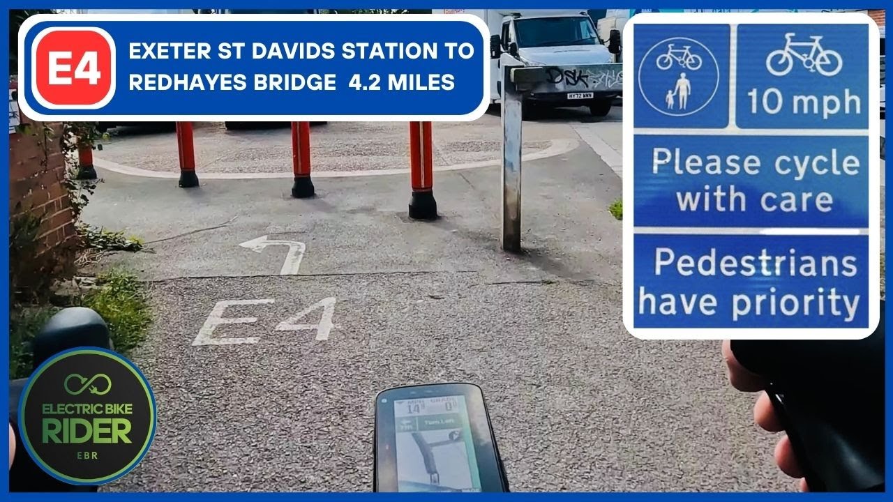 E4 Cycle Route: Exeter St Davids Station to Redhayes Bridge 4.2 Miles ...