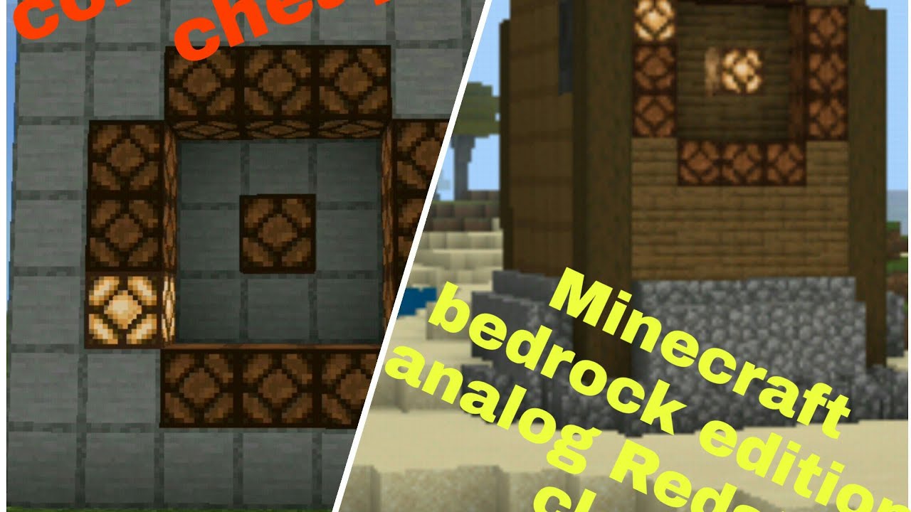 Minecraft Bedrock Edition Compact And Cheap Analog Redstone Clock YouTube Minecraft Bedrock Edition Compact And Cheap Analog Redstone Clock YouTube