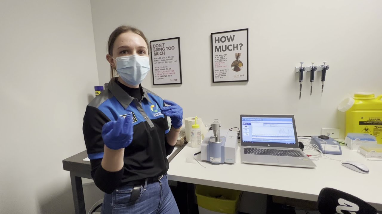 Here's how pill testing works at Australia's first fixed site - YouTube