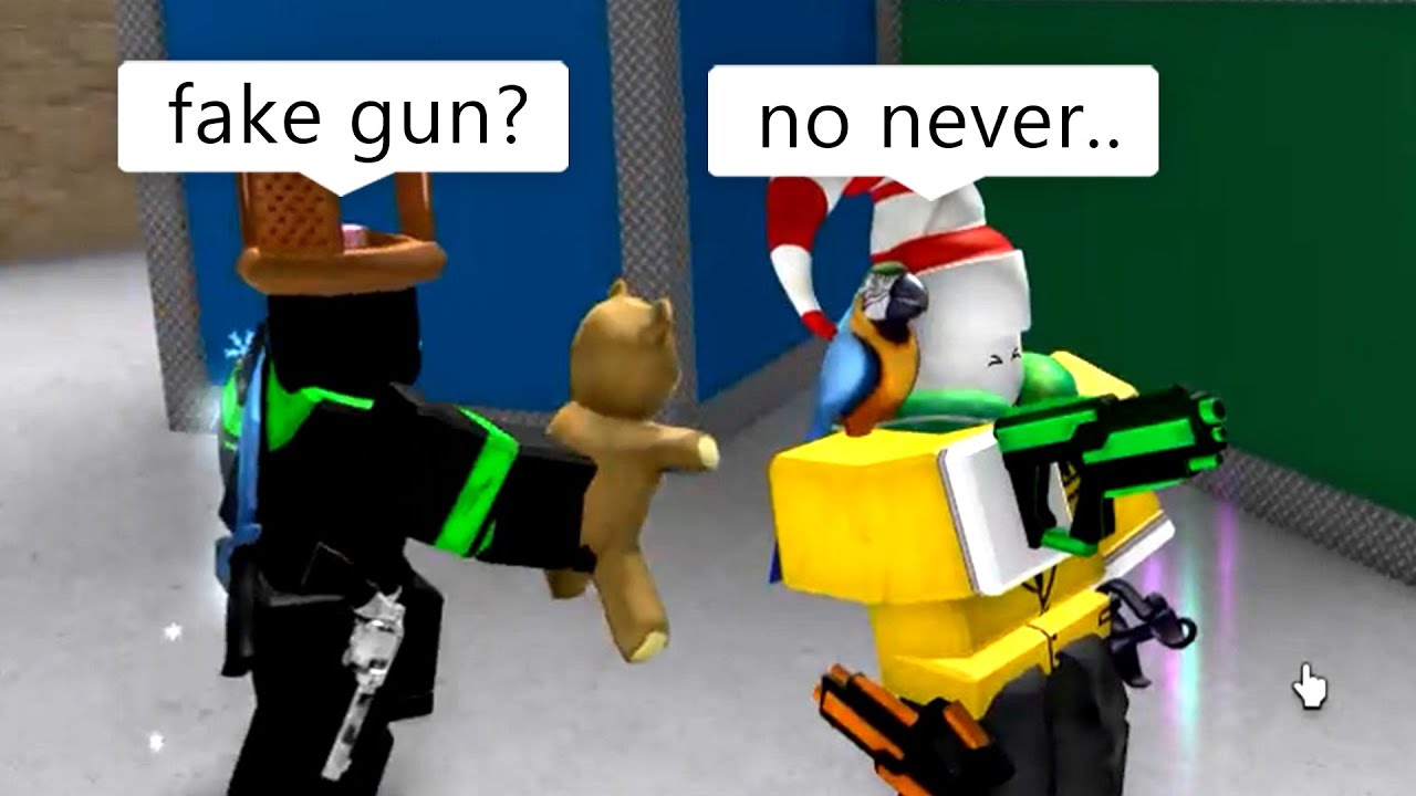 MM2 BUT FAKE GUN ONLY - YouTube