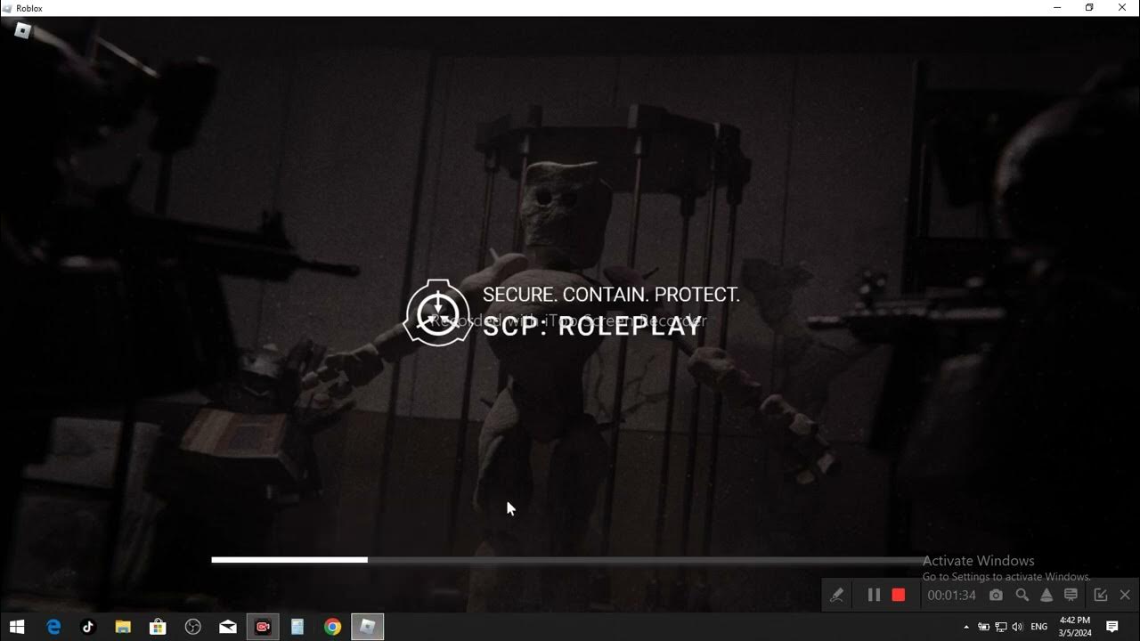 just a roandom loading on scp roleplay , there are more lag - YouTube