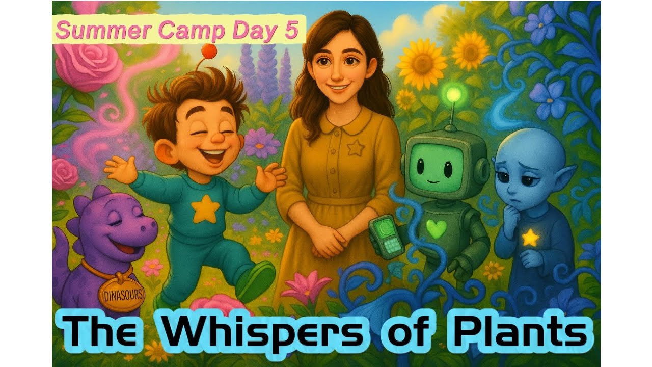 Kids Story Ep08- Summer Camp Day 5 The Whispers of Plants - YouTube