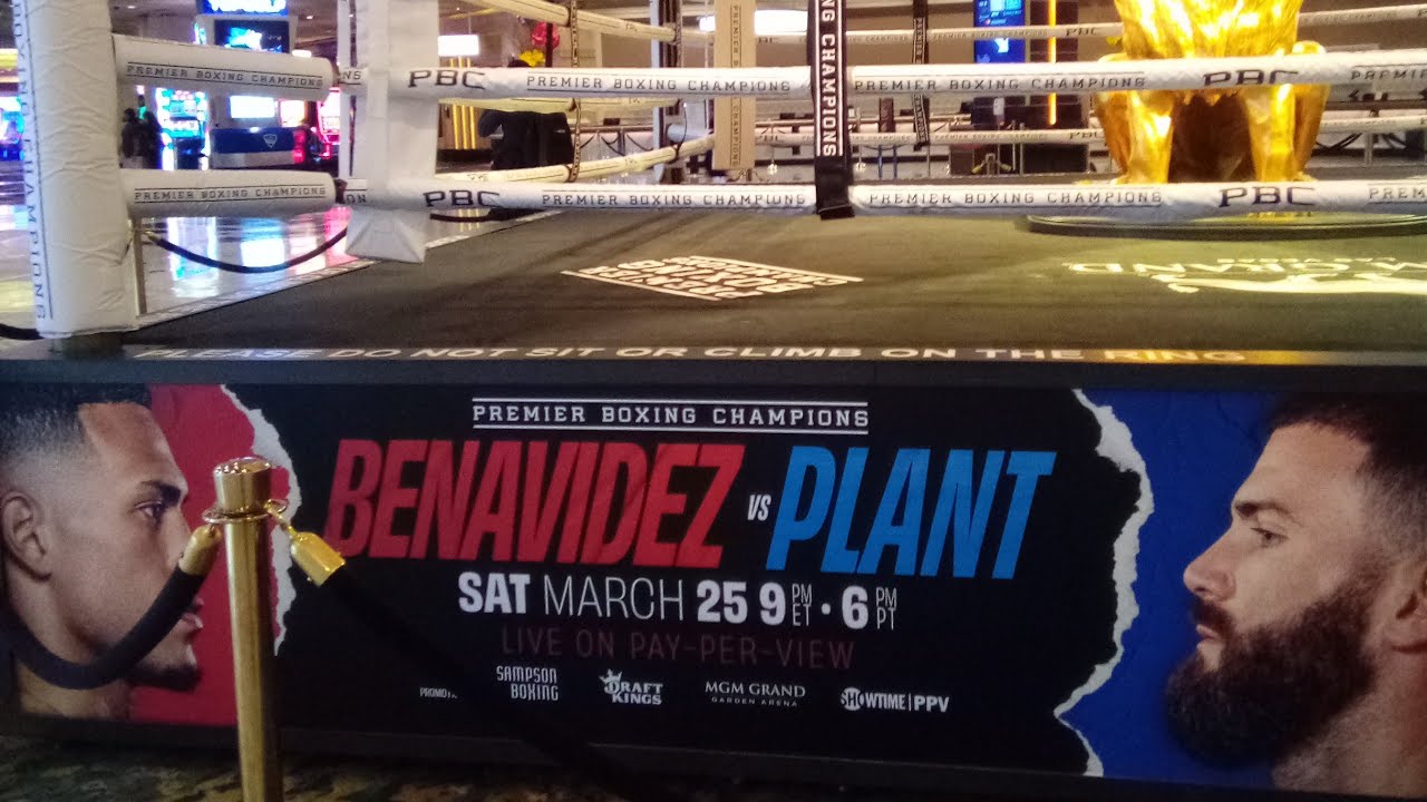 Las Vegas Boxing🥊BENAVIDEZ vs PLANT @The MGM Grand Saturday March 25 ...