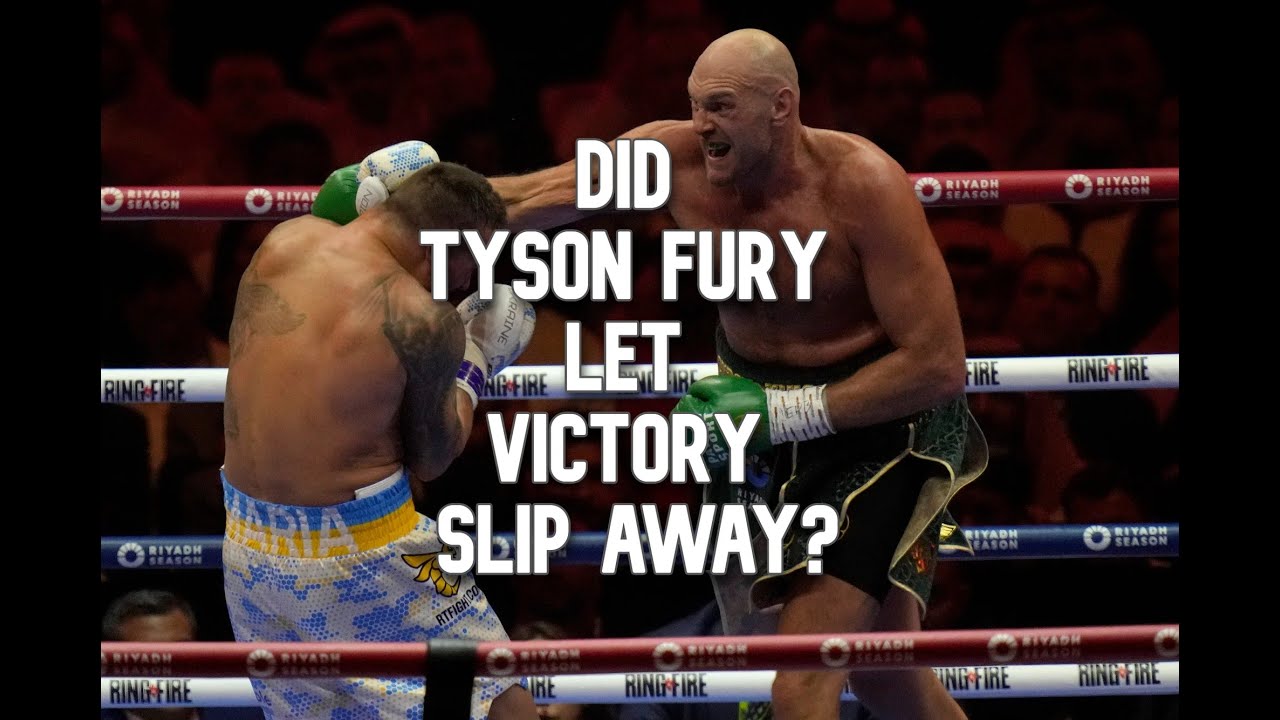 "Tyson Fury let VICTORY Slip Away," says expert trainer - YouTube