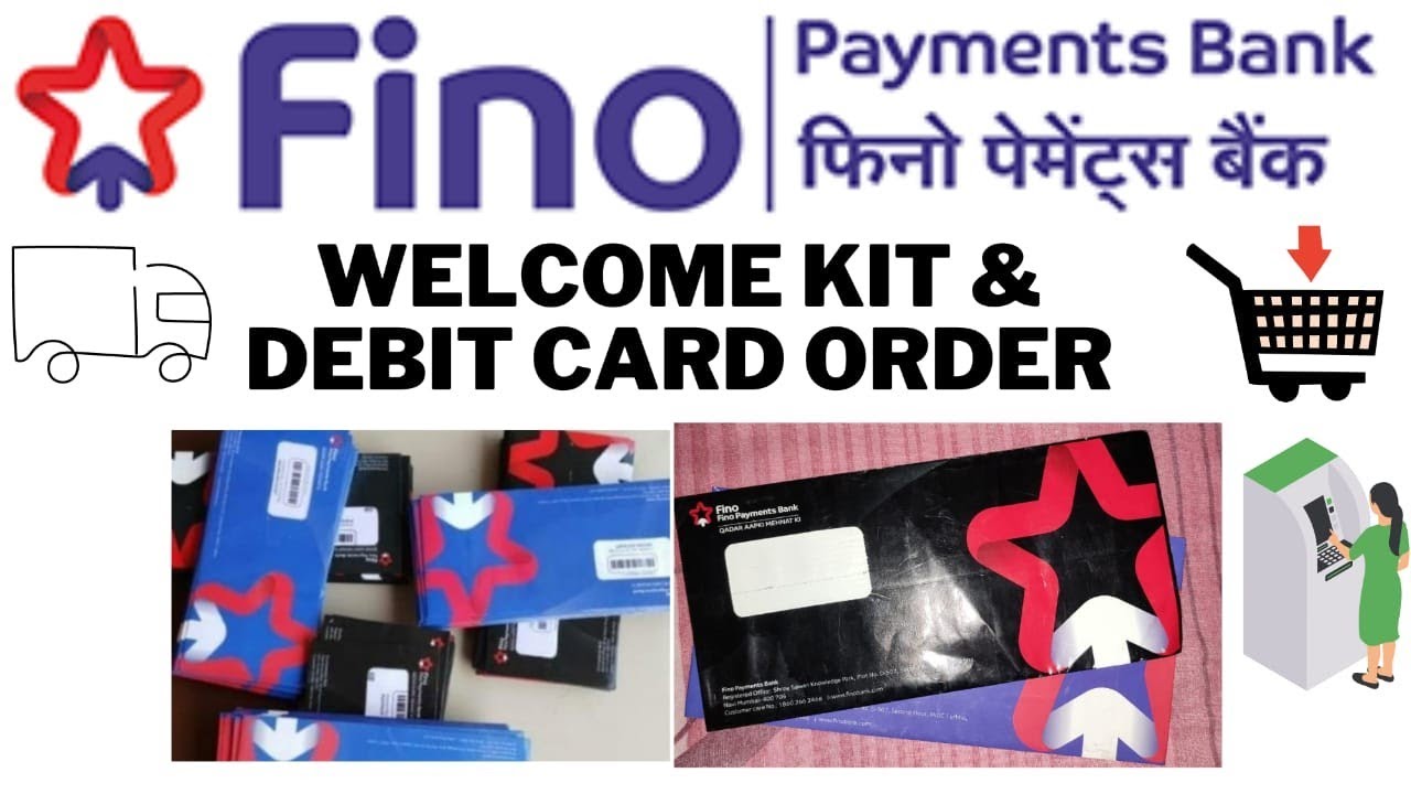 how to fino payments bank welcome kit & debit card order kaise kre ...