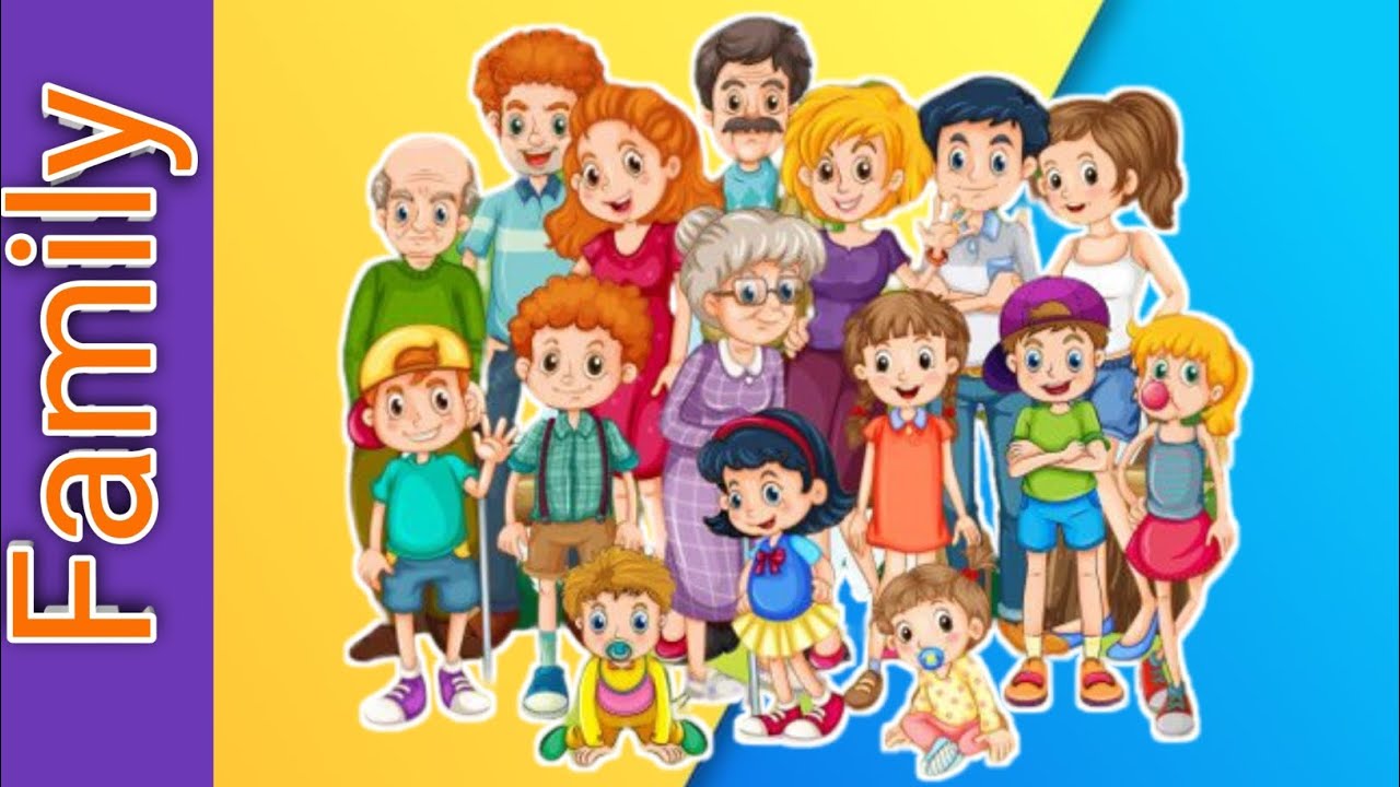 Learn Family Members With Names | My Family Members | Learn About ...