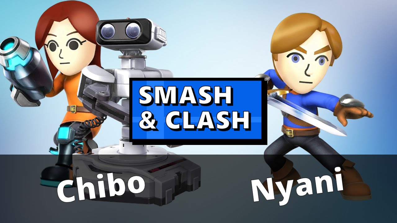 S&C 05 - Chibo (Mii Gunner / ROB) vs Nyani (Mii Swordfighter) - Smash 4 ...