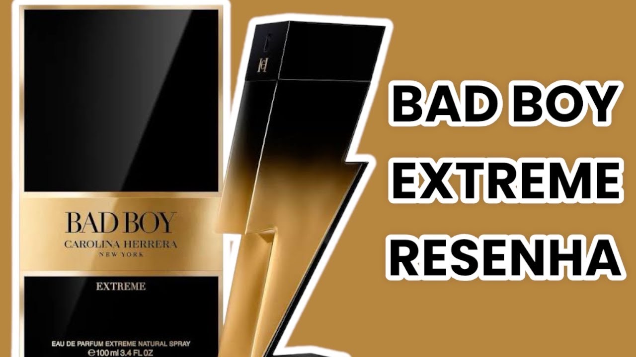 PERFUME BAD BOY EXTREME ( CAROLINA HERRERA ) RESENHA - YouTube