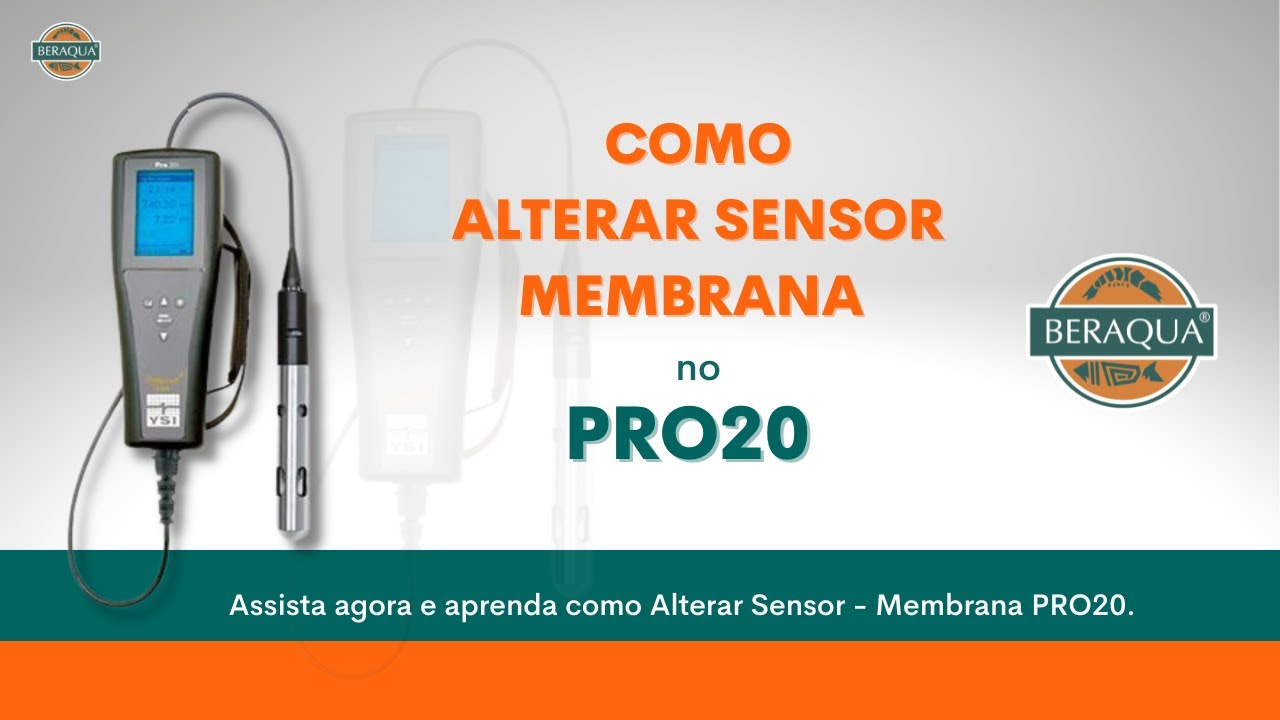 Como alterar Sensor - Membrana do PRO20 | YSI - YouTube