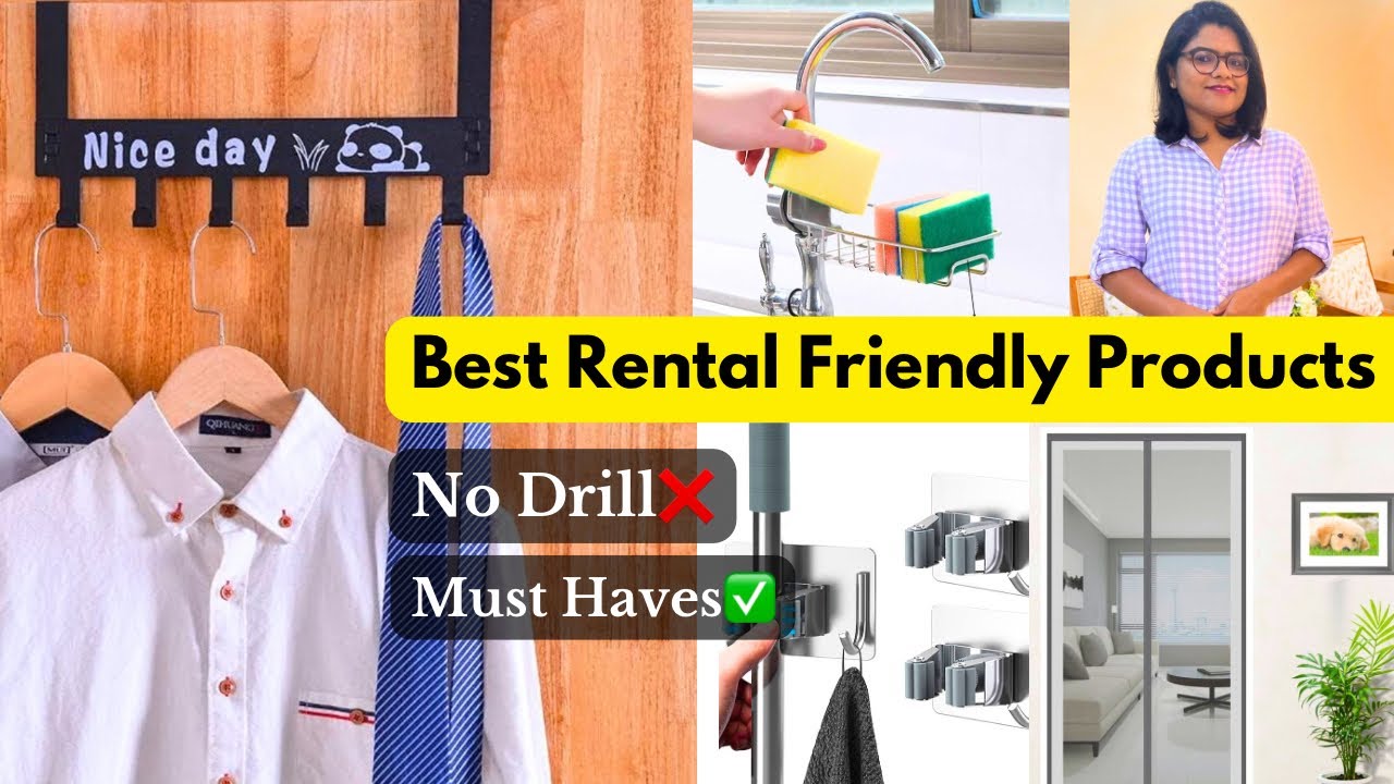 AMAZON Rental Friendly Must Haves |Brilliant Home Organization Idea| No ...