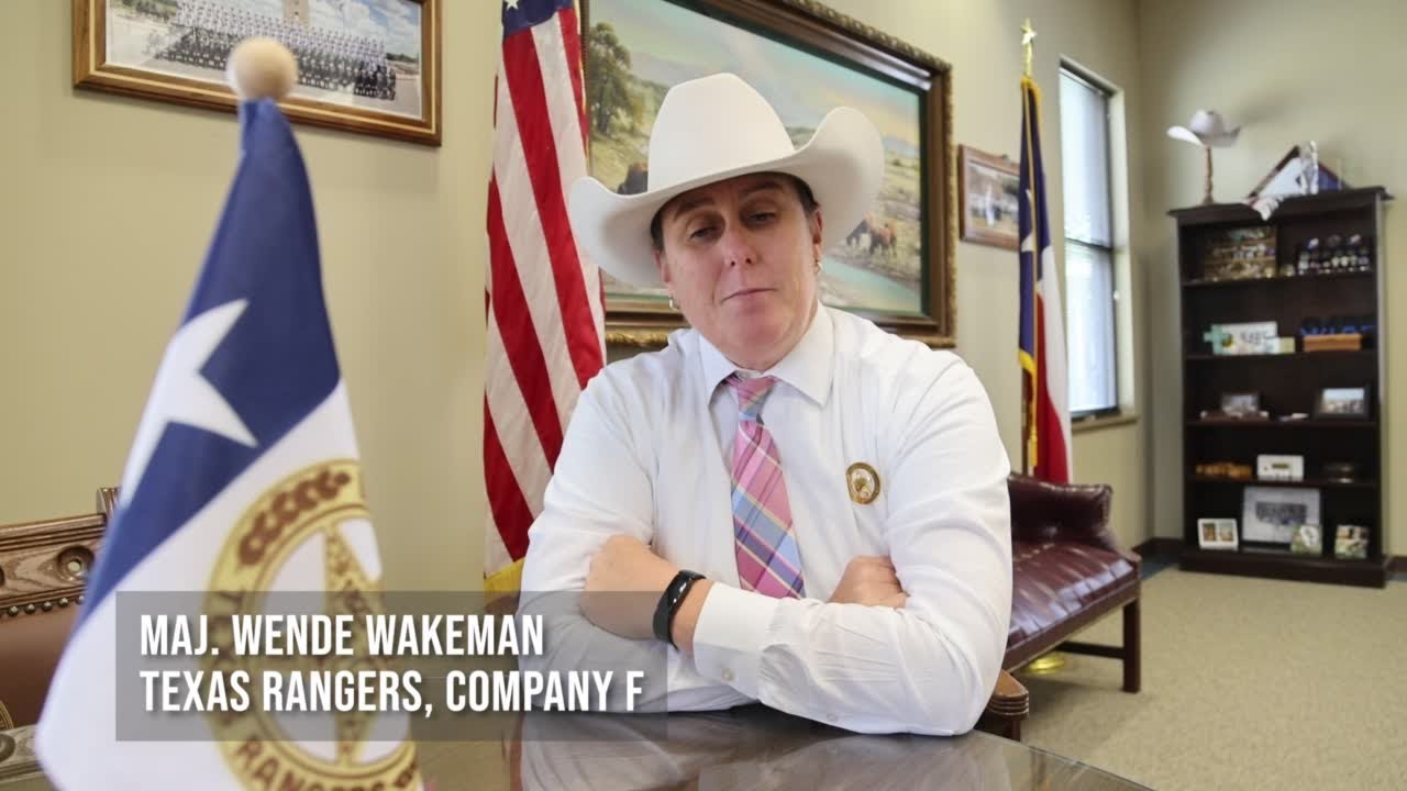 First woman Texas Ranger Major takes command in Waco - YouTube