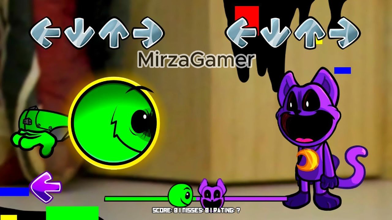 FNF Abnormal Chase VS Catnap | Amazing Digital Circus 2 | Sings Sliced ...