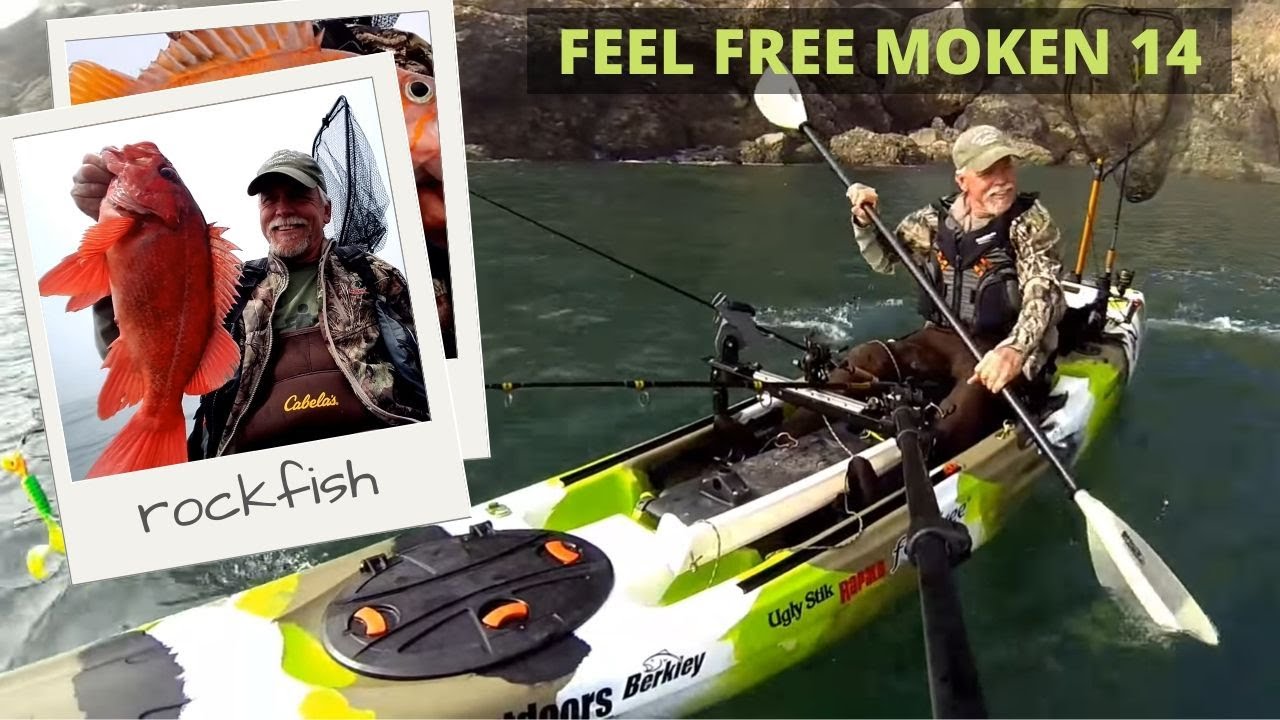 Ocean Kayak Fishing | Feel Free Moken 14 - YouTube