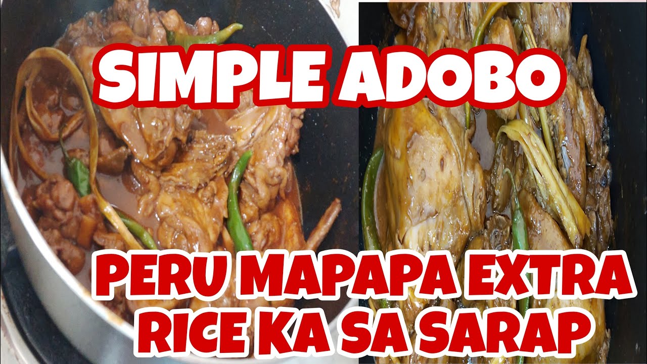 COOKING CHICKEN ADOBO WITH CHICKEN LIVER IN A SIMPLE WAY #satisfying #amazing @momsheijeddah ...