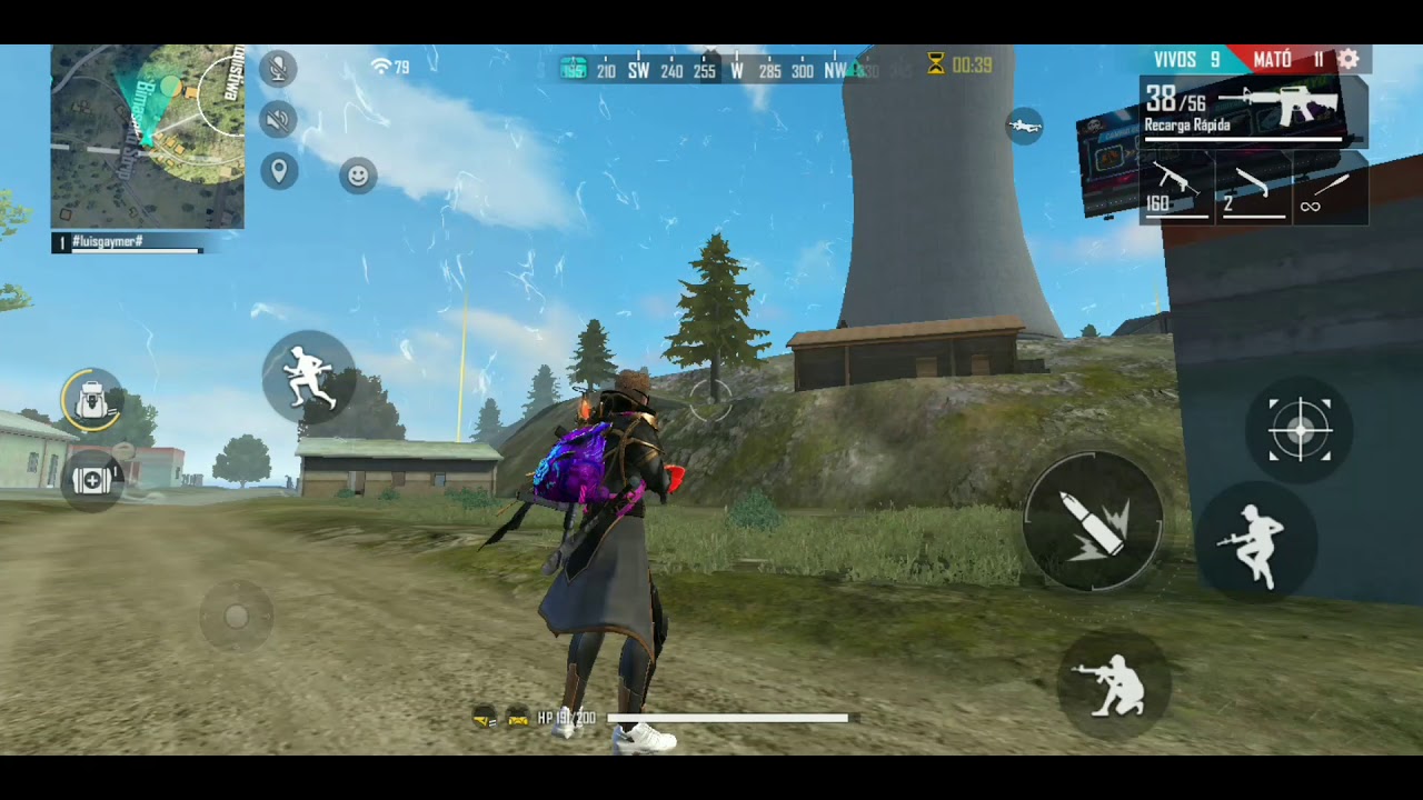 Jugando free fire XD - YouTube