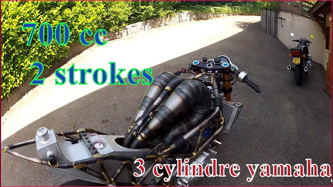 super product Yamaha 700 cc 2 strokes 3 cylindre - YouTube