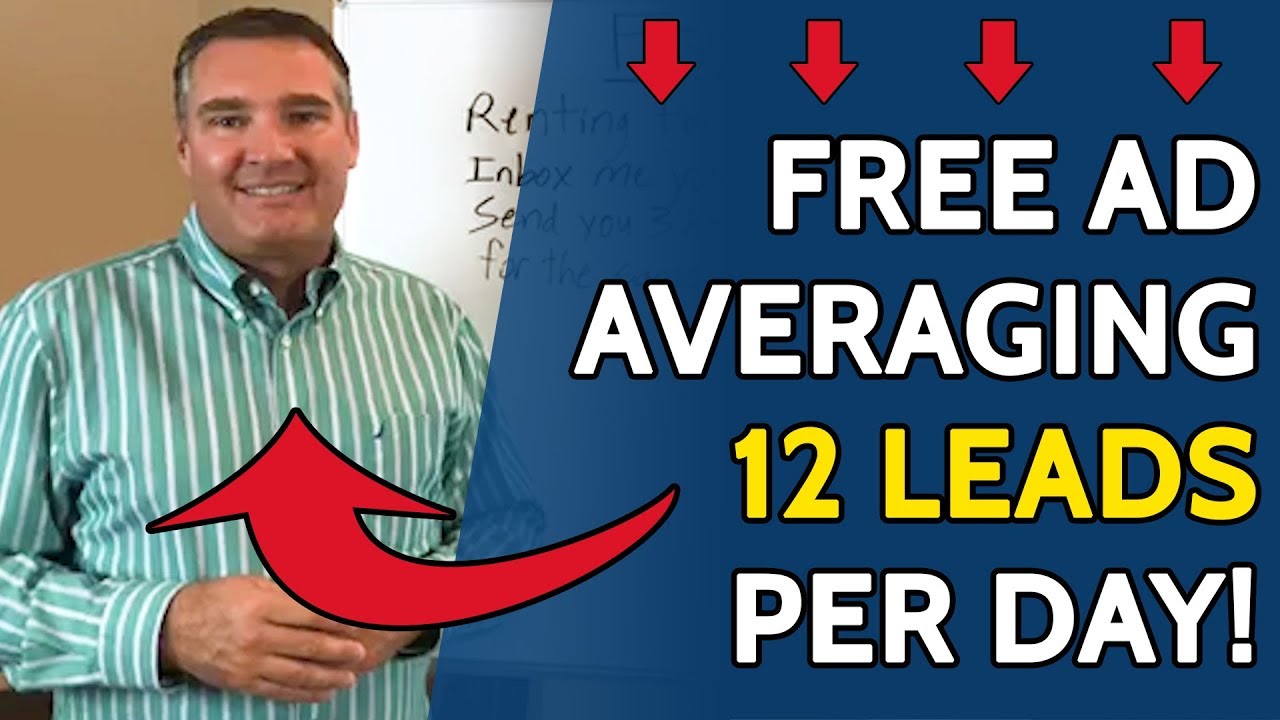Greg Luther // Free ad averaging 12 leads per day! - YouTube